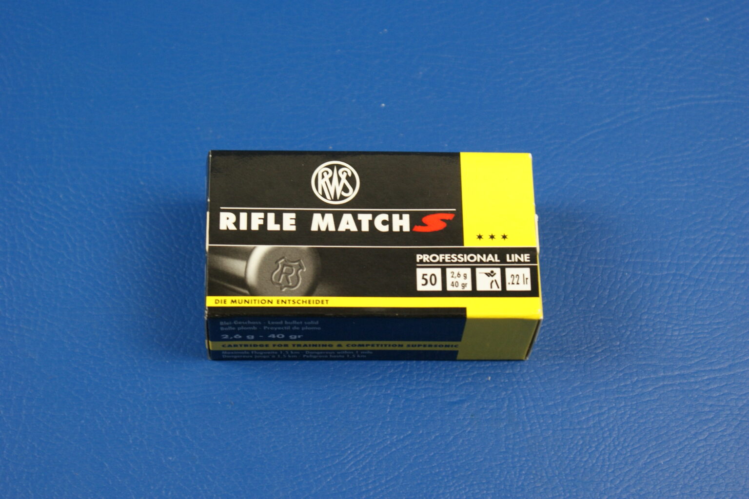 RWS .22lr Rifle Match 40gr/2,6g - Bäurle Waffen & Munition